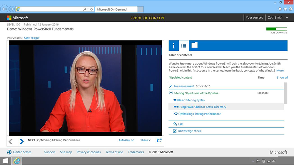 Microsoft MOC On-Demand – Fast Lane